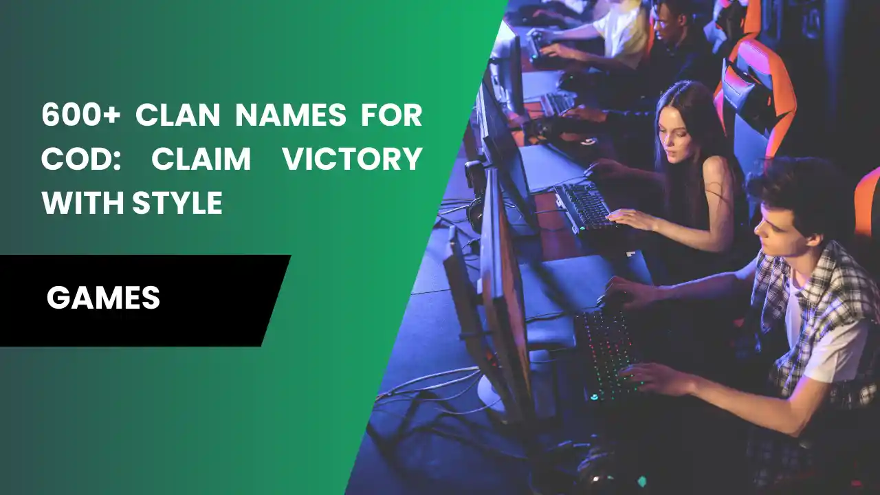 600+ Clan Names for COD: Claim Victory with Style