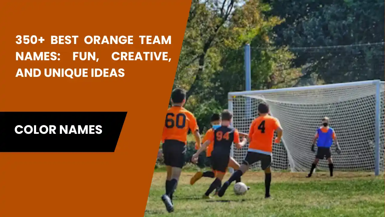 350+ Best Orange Team Names: Fun, Creative, and Unique Ideas