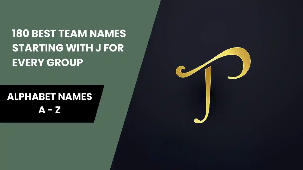180 Best Team Names Starting with J for Every Group